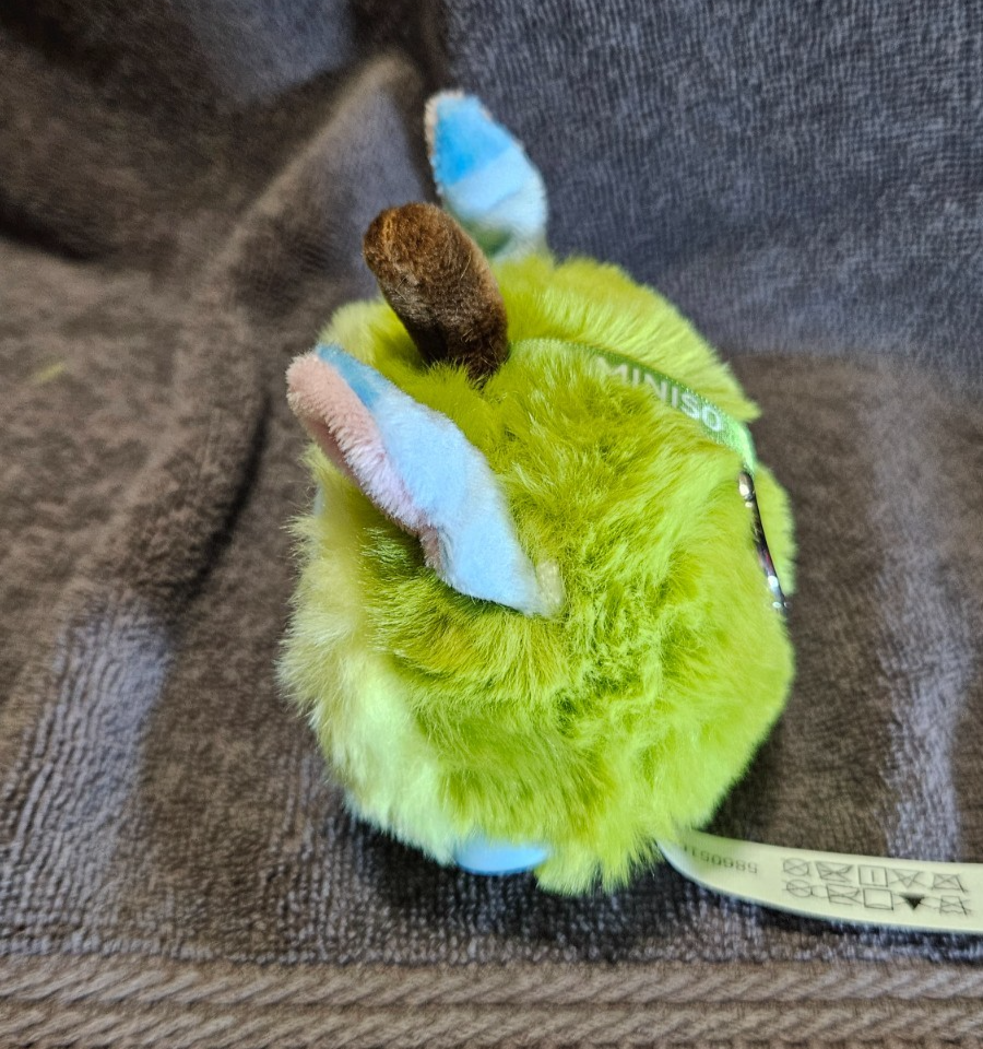 MINISO Disney Ufufy Avocado Stitch Fruit Plush Keychain | eBay