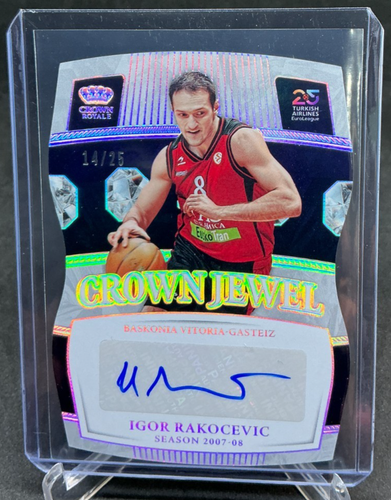 2024/25 Crown Euroleague Crown Jewel IGOR RAKOCEVIC AUTO #14/25 | eBay