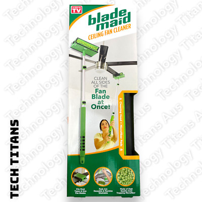 BLADE MAID As Seen On TV NO MESS Clean Fans CLEANING Traps & CAPTURES ...