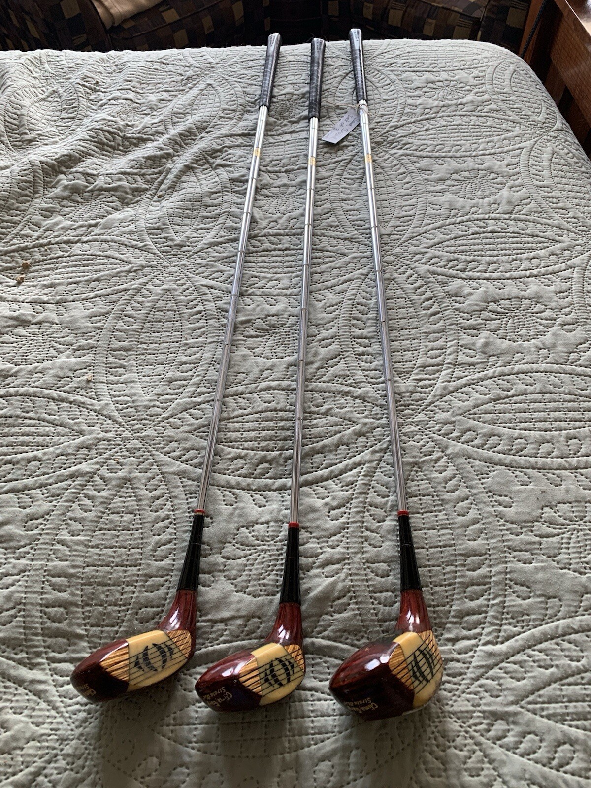 Set Of Three (3) Vintage Wilson Sam Snead Clima/Gard Woods Golf Clubs ...