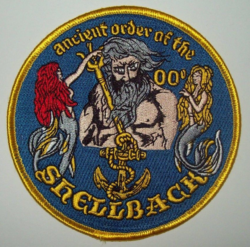 US NAVY Crossing of the Equator Shellback ANCIENT ORDER SHELLBACK PATCH ...