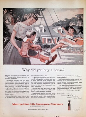 VINTAGE 1950s Print Ad ~ Metropolitan Life Insurance Company ~ | eBay