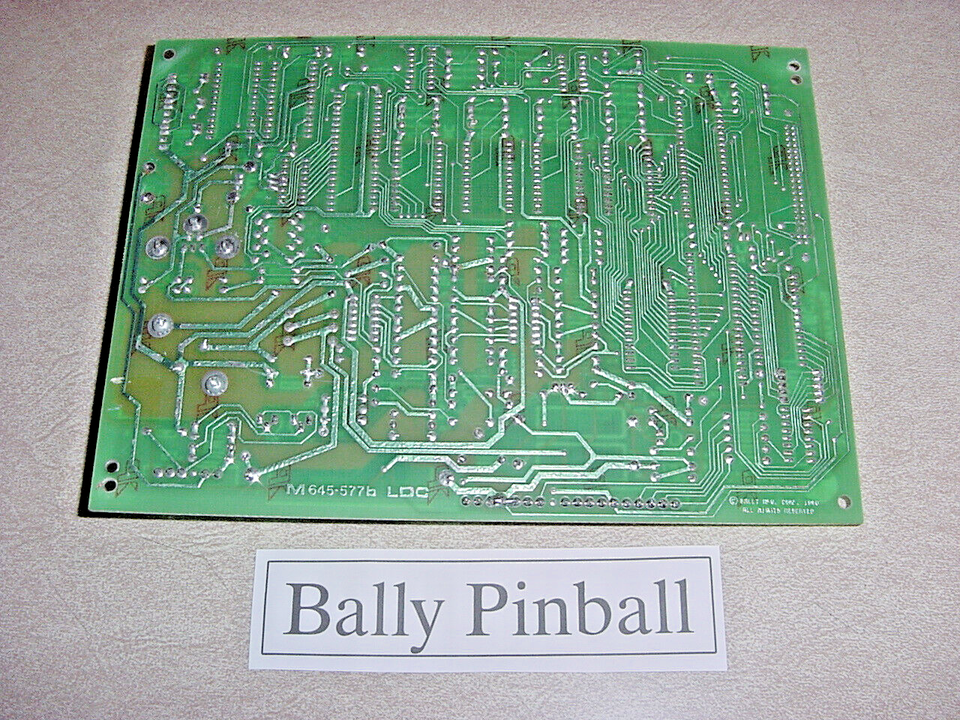 Bally Pinball Squawk & Talk Sound Board, Refurbish Service, READ ...