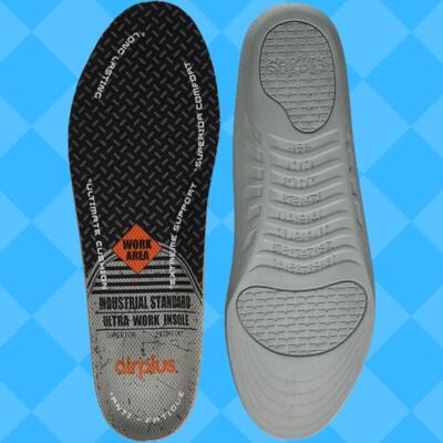 Rite Aid Memory Plus Work Boot Insoles for Men, 1 Pair - Sizes 7-13 ...