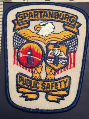 Defunct Spartanburg Police (South Carolina) DPS Police Fire Shoulder ...