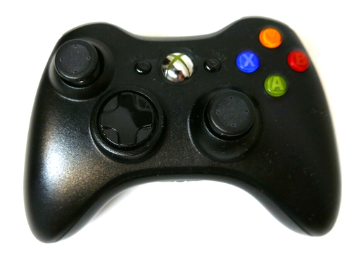 Microsoft Original OEM Black Xbox 360 Wireless Controller - Tested ...
