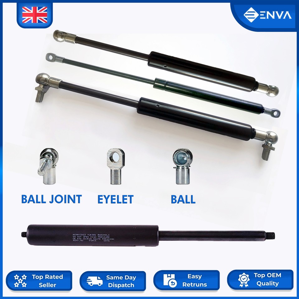 Universal Gas Struts Springs 100-600mm Multi Purpose 100N-800N Ball ...