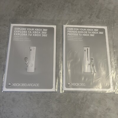 Sealed Xbox 360 Console Manual Booklet Instructions Set | Brand New | eBay