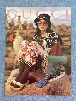 2019 GUCCI Print Ad 1 D/S Page Fashion Feet Ankles Long Legs High Heel ...