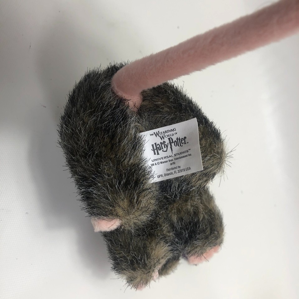 Wizarding World of Harry Potter Universal Ron Weasley Pet Rat Scabbers ...
