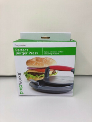 (1)Prepworks by Progressive Perfect Burger Press, HPM-10, 3piece set ...