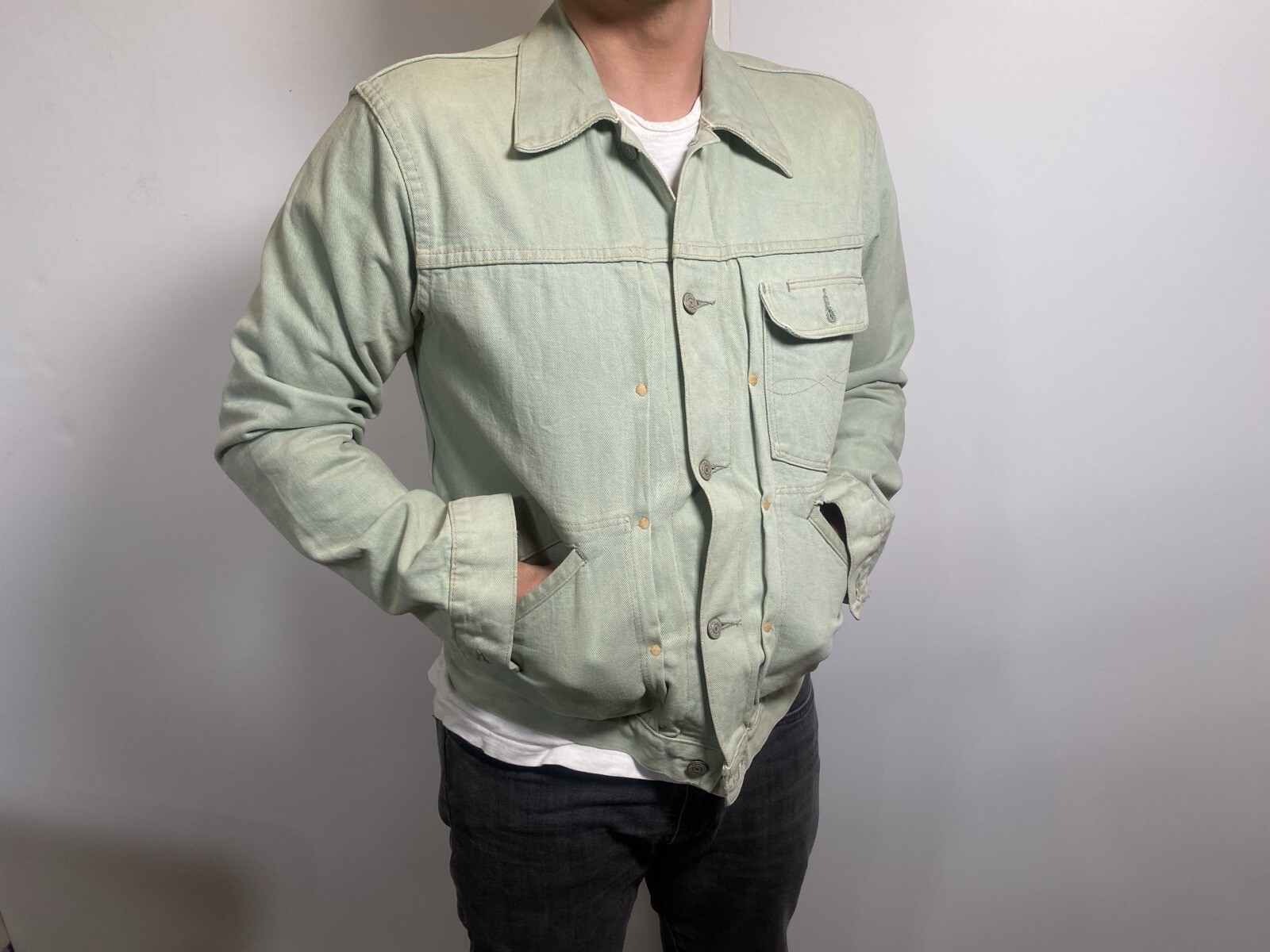 RRL Double RL Selvedge Denim Trucker Jacket RRL Sante… - Gem