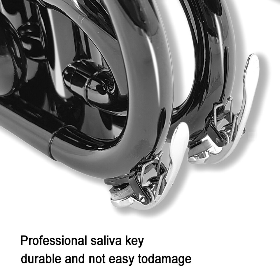 Black Advance Pocket Trumpet Bb Mini Trumpet Cleaning Kit for Beginners ...