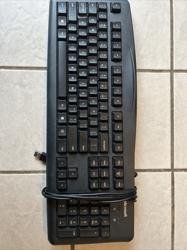Microsoft Wired USB Keyboard 200 - Black (1406) | eBay