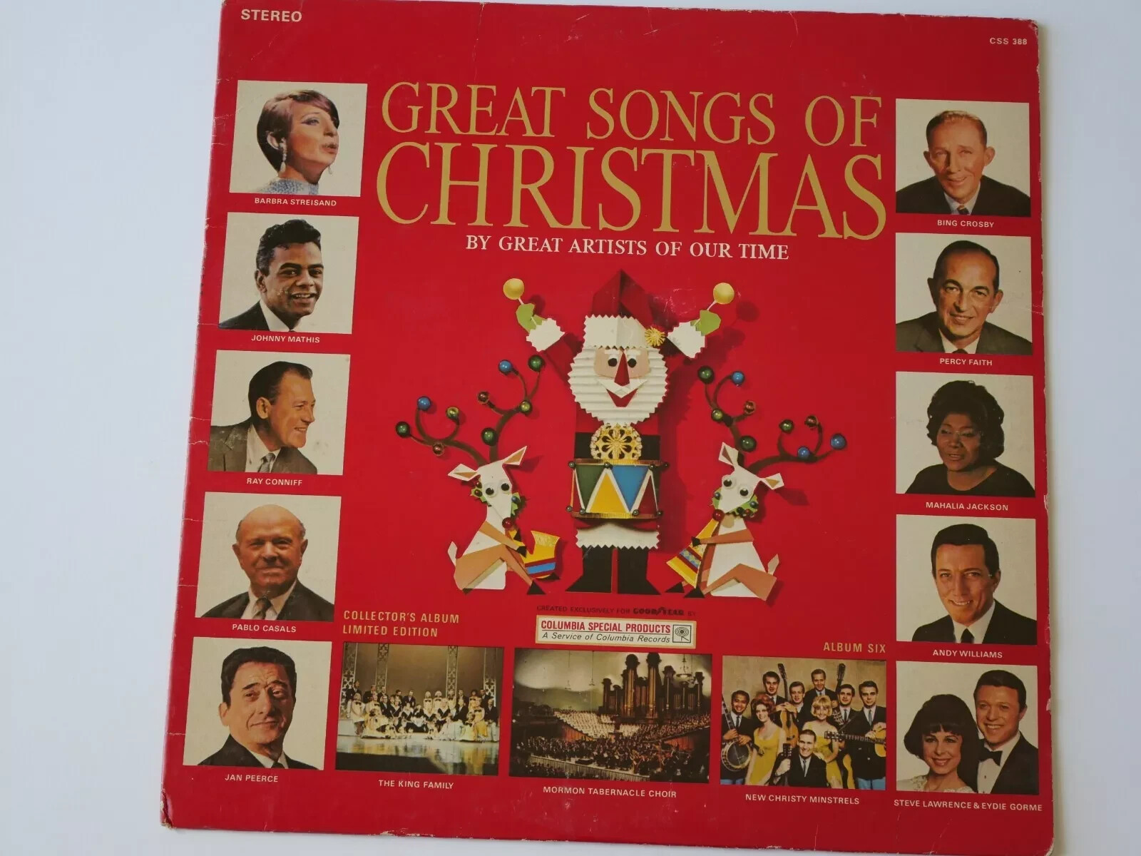 The Great Songs Of Christmas Album Six Vintage 1966 Vinyl LP Record ...
