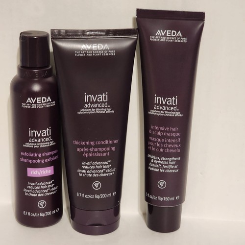 Invati Advanced hair product bundle shampoo rich conditioner mask ...