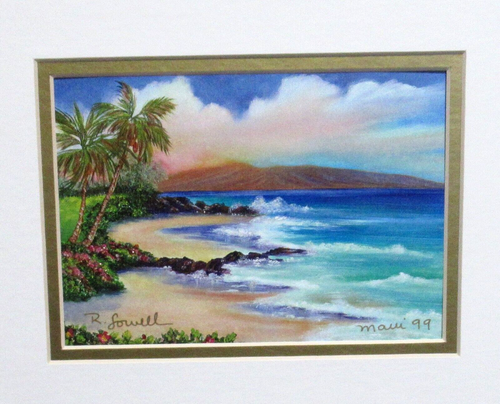 REBECCA LOWELL "MAUI" HAND SIGNED SMALL COLOR LITHOGRAPH | eBay