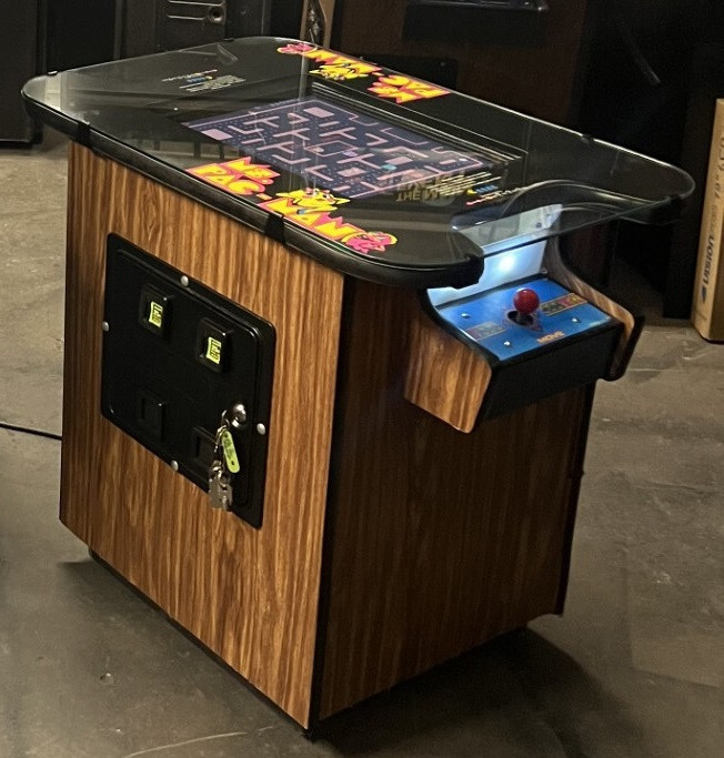 MS PAC-MAN ARCADE MACHINE COCKTAIL TABLE | eBay