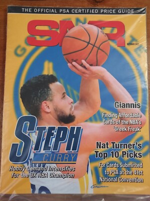 Steph Curry Warriors PSA SMR Magazine #327 October 2021 Giannis Grek ...