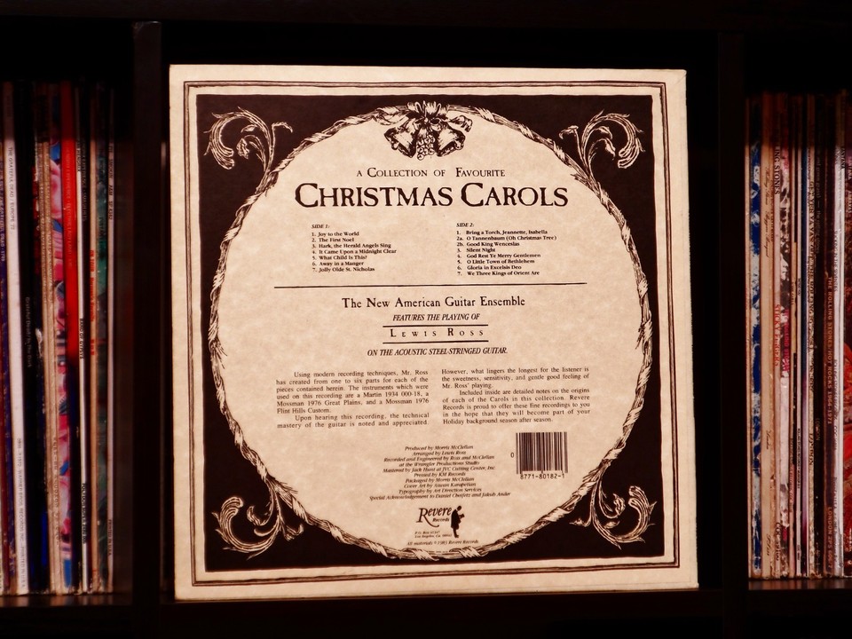 Christmas Carols New American Guitar Ensemble ♫ Near Mint Holiday Vinyl ...