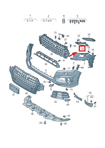NEW AUDI Q7 4MB 4MG AIR GUIDE 4M0807158A ORIGINAL | eBay