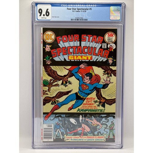 Four Star Spectacular Giant #5: High-Grade 9.6 CGC Superboy Wonder ...