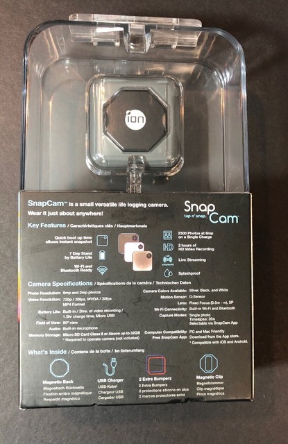 ION SnapCam Snap Cam Wearable HD Video Camera for sale online | eBay