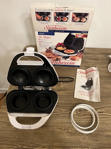1993 Sunbeam Pie Maker Makes 2 Mini Pies Tested | eBay