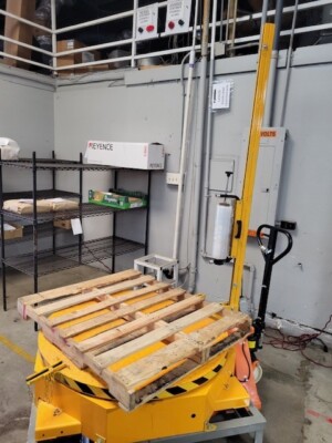 Stretch Wrap Turntable With Wrapper | eBay