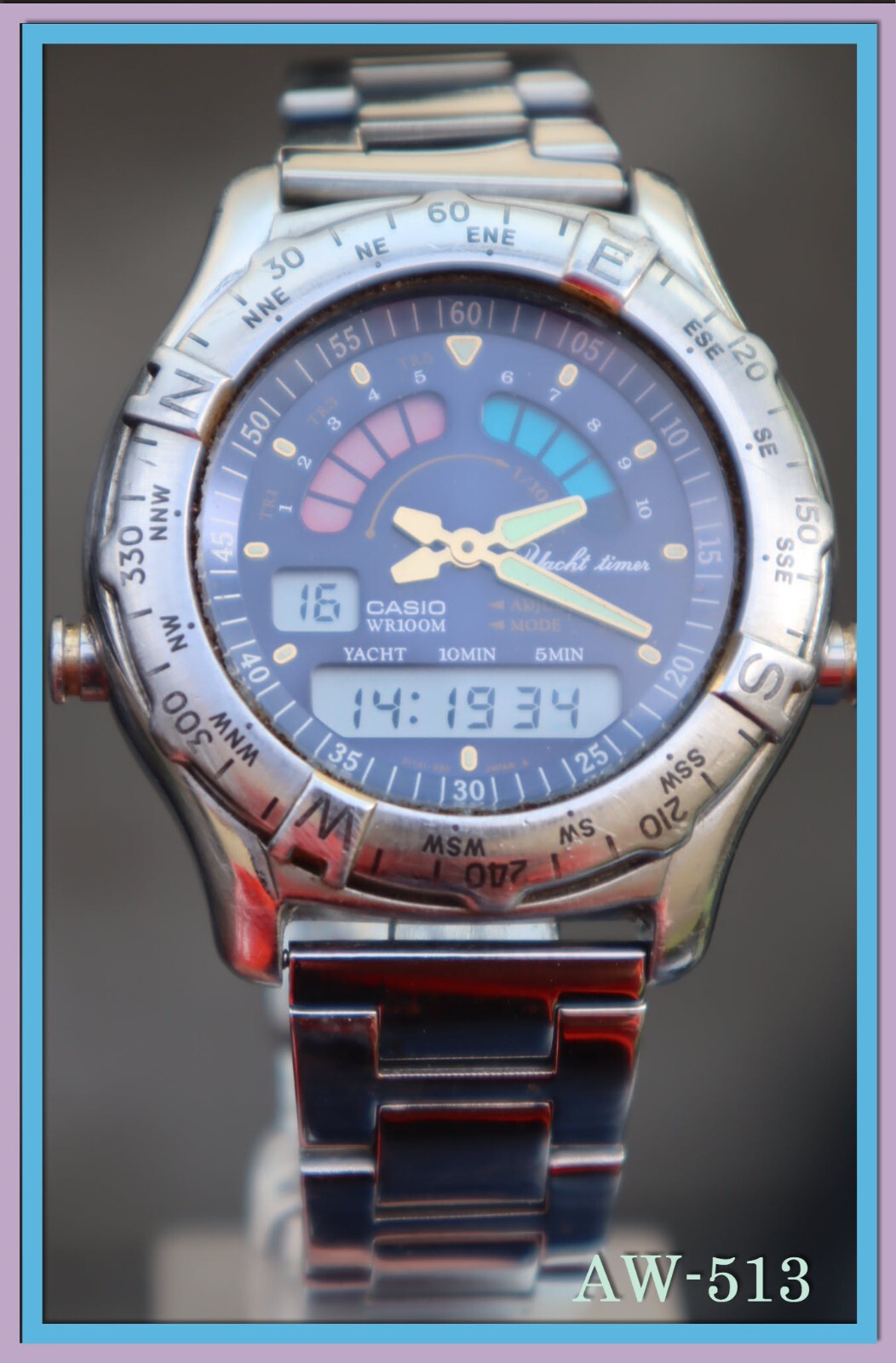 Casio AW-513 YACHT TIMER, Module 389, vintage !!! RARE !!! | eBay