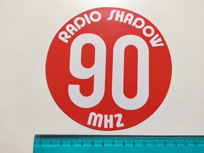 Radio Shadow 90 MHz Sticker Vintage Kleber 80s Original | eBay