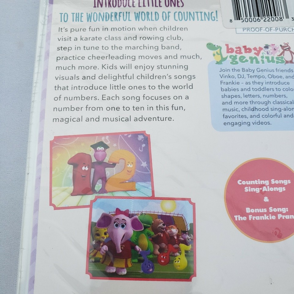 Baby Genius: Counting Songs DVD 2015 841887024297| eBay