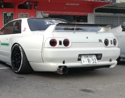 Fit For Nissan Skyline GTR R32 FRP Rear Spoiler Wing Pandem Style w ...