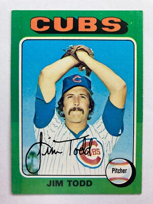 1975 Topps #519 Jim Todd RC (Chicago Cubs) ROOKIE! | eBay