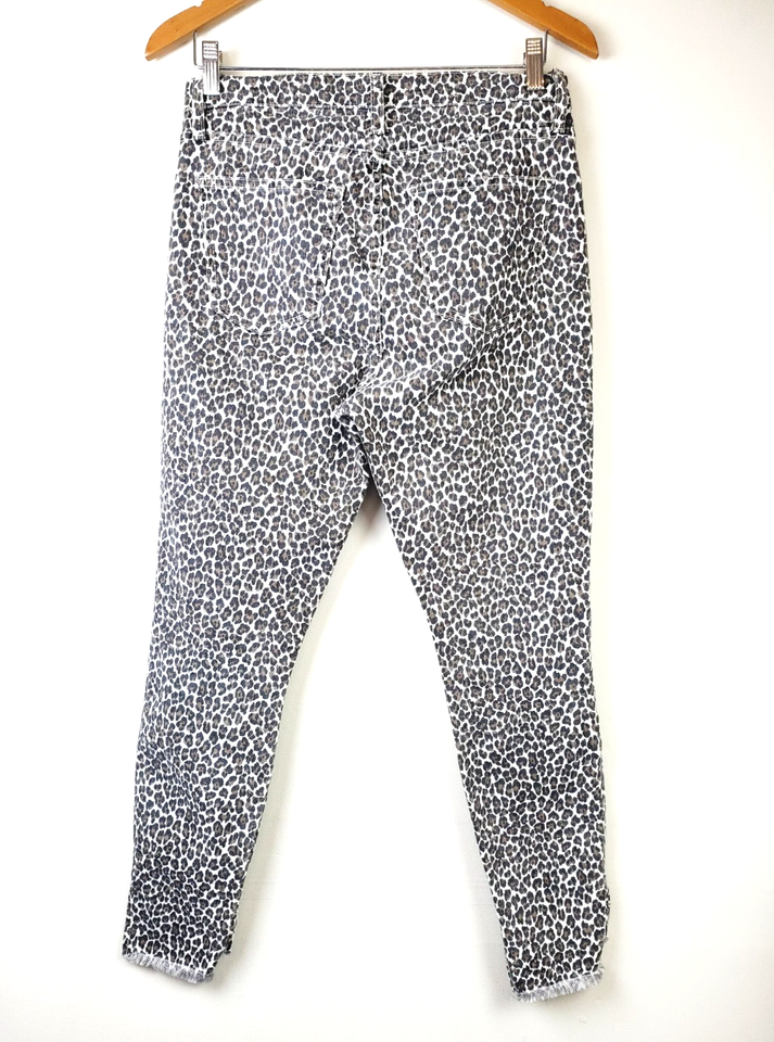 Current Elliot Womens 28 High-Waisted Stiletto Snow Leopard Skinny ...