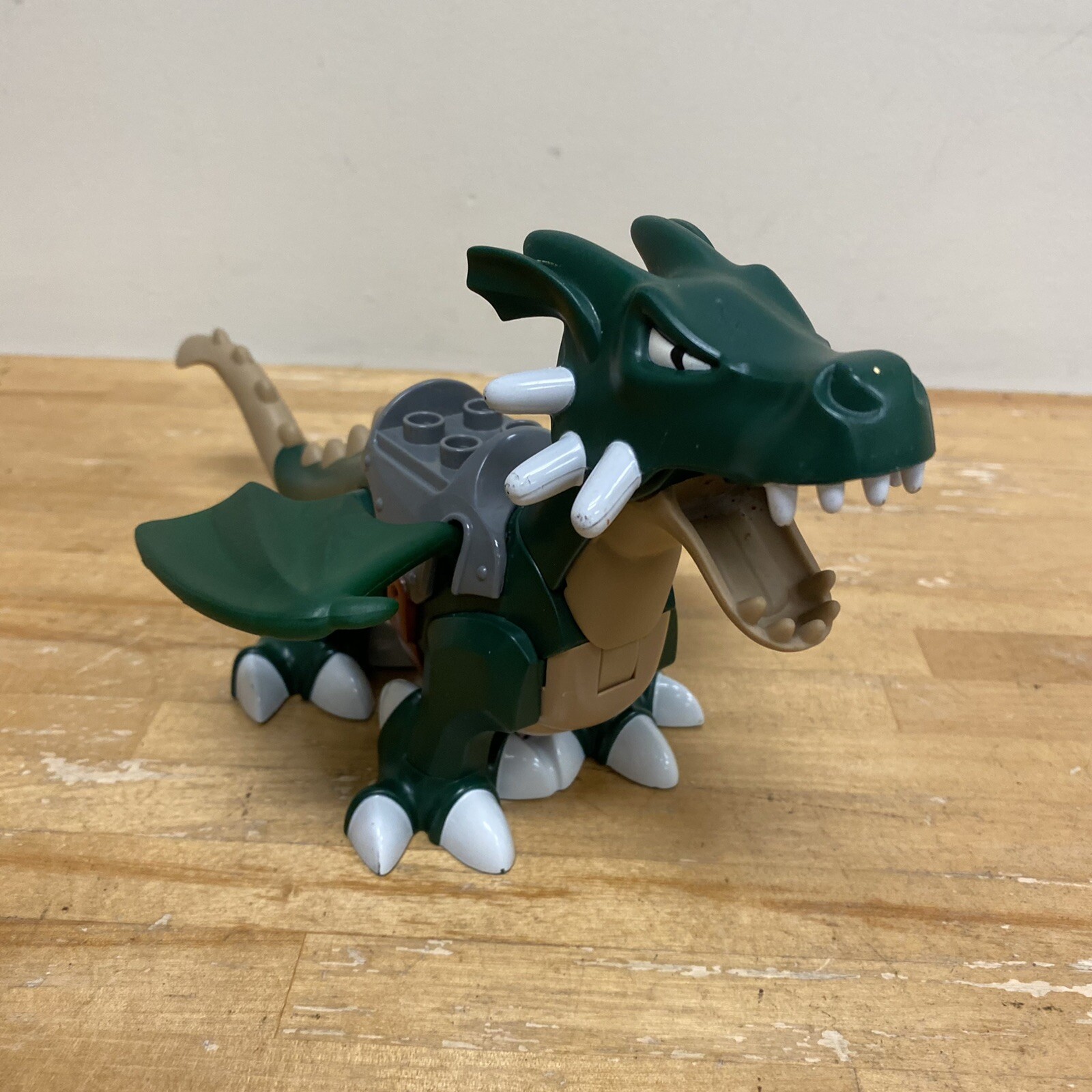 Lego Duplo Dragon Animal Large Green Tan Rare Collectible Excellent ...