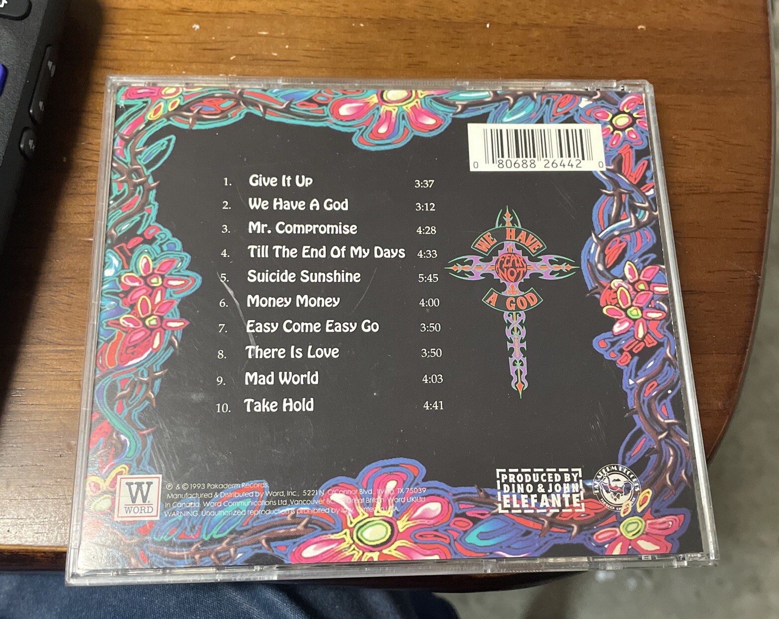 Fear Not S T St Self Titled Same CD 1993 Pakaderm Word Records ...