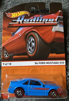 2015 HOT WHEELS REDLINE Paint Error ’84 FORD MUSTANG SVO BLUE 9 OF 18 ...