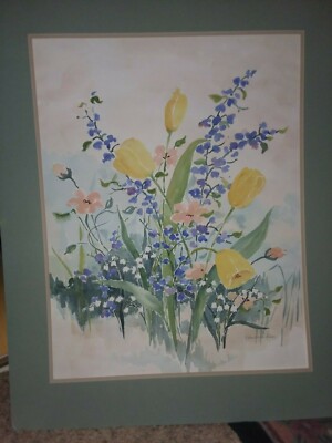 1980s C. Winterle Olson Watercolor Painting | eBay