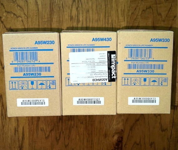 Konica Minolta Toner Cartridges "3" TNP49 (Y-C-M) Sealed NEW, ships ...