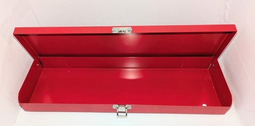 Vtg PROTO Tool Box Professional Tools Red Metal Empty Toolbox HTF Sz 15 ...