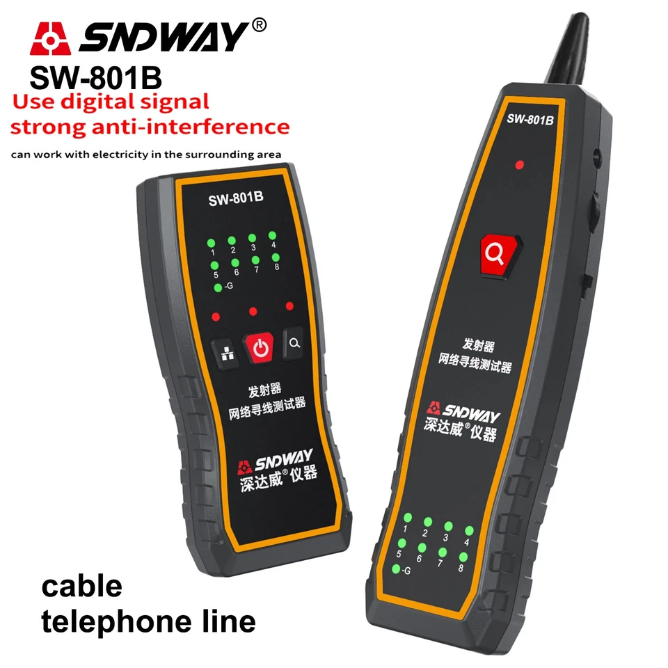 Anti-Interference Signal on/off Line Finder SW-801A Network Cable ...