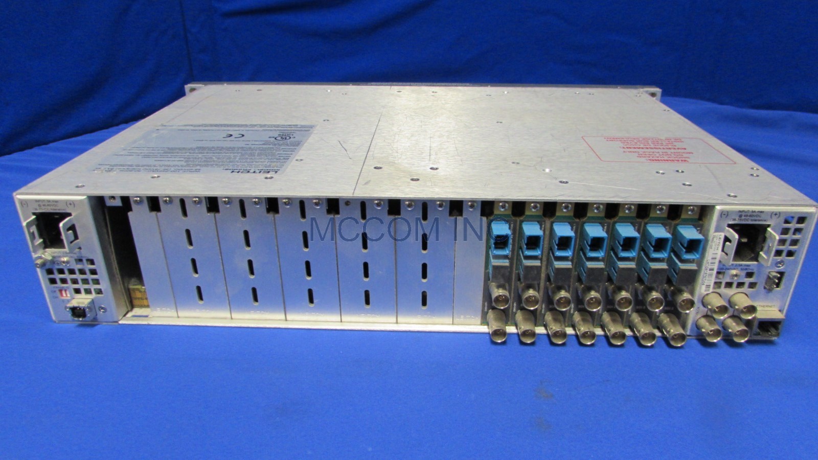 Leitch 6800 Plus QXF Frame w/ 7 OXS+OP+S 3Gb/s HD Electrical to Optical ...