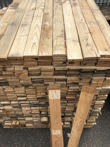 Reclaimed Pallet Wood - Wall Cladding Timber Planks Boards - 1sqm Kiln ...