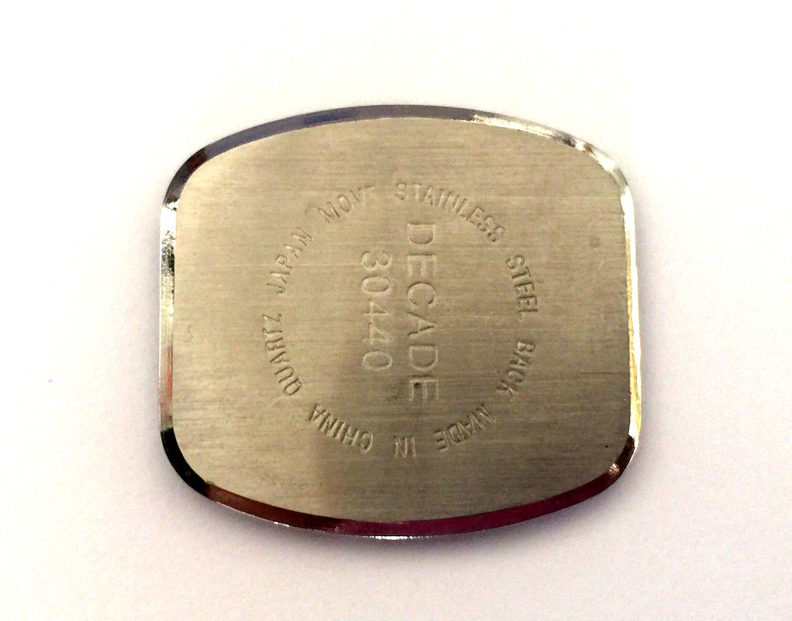 Decade Quartz Men's Wrist Watch Blue Dial Silver Color Battery Operated ...