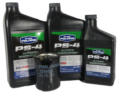Polaris New OEM Ranger/Razor XP 900 PS-4 Oil Change & Filter Kit ...