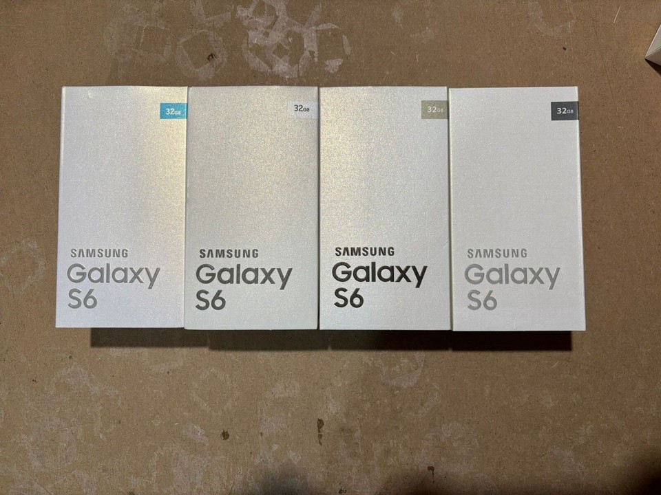 Boxed Pack 4G 32GB Samsung Galaxy S6 SM-G920F Unlocked Android Smart ...