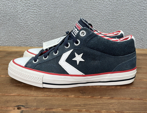Converse Cons Shoes Mens 6.5 Red White Blue All Star Sneakers ...
