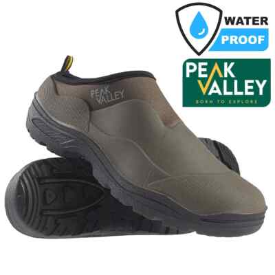 Men Waterproof Garden Shoe Neoprene Slip On Outdoor Clogs Rubber ...