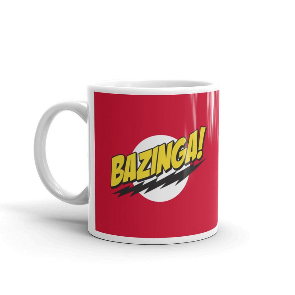 Bazinga Inspiration Unique Office Work Novelty Cup Gift Coffee Tea ...